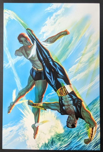 Avengers Invaders 2 3 Cover Art Comic Poster Pin-Up Original Alex Ross ...