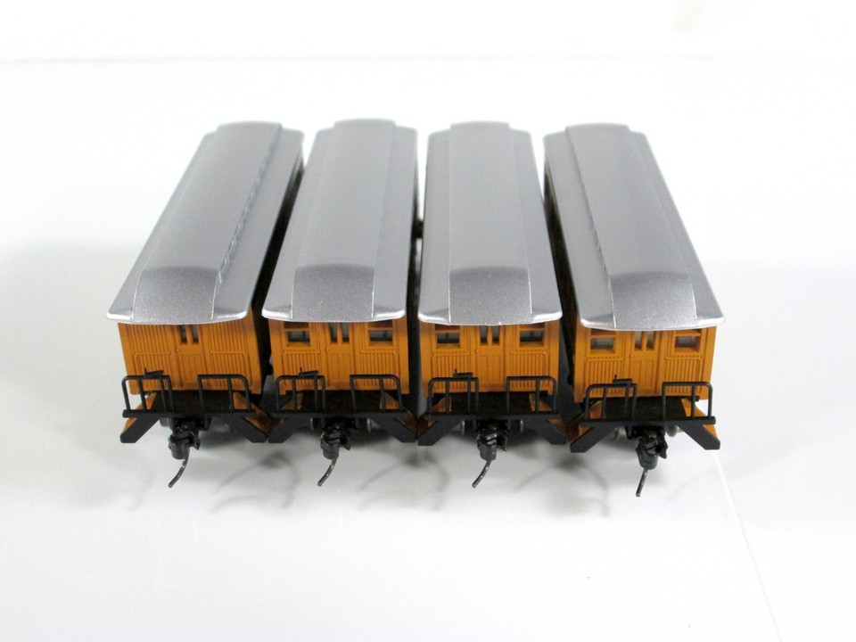 N Scale ***DENVER RIO GRANDE*** Silverton Overton 4-Car Set --- ATHEARN ...