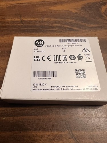 Sealed AB 1734-IE2C POINT I/O 2 Point Analog Input Module Allen Bradley ...