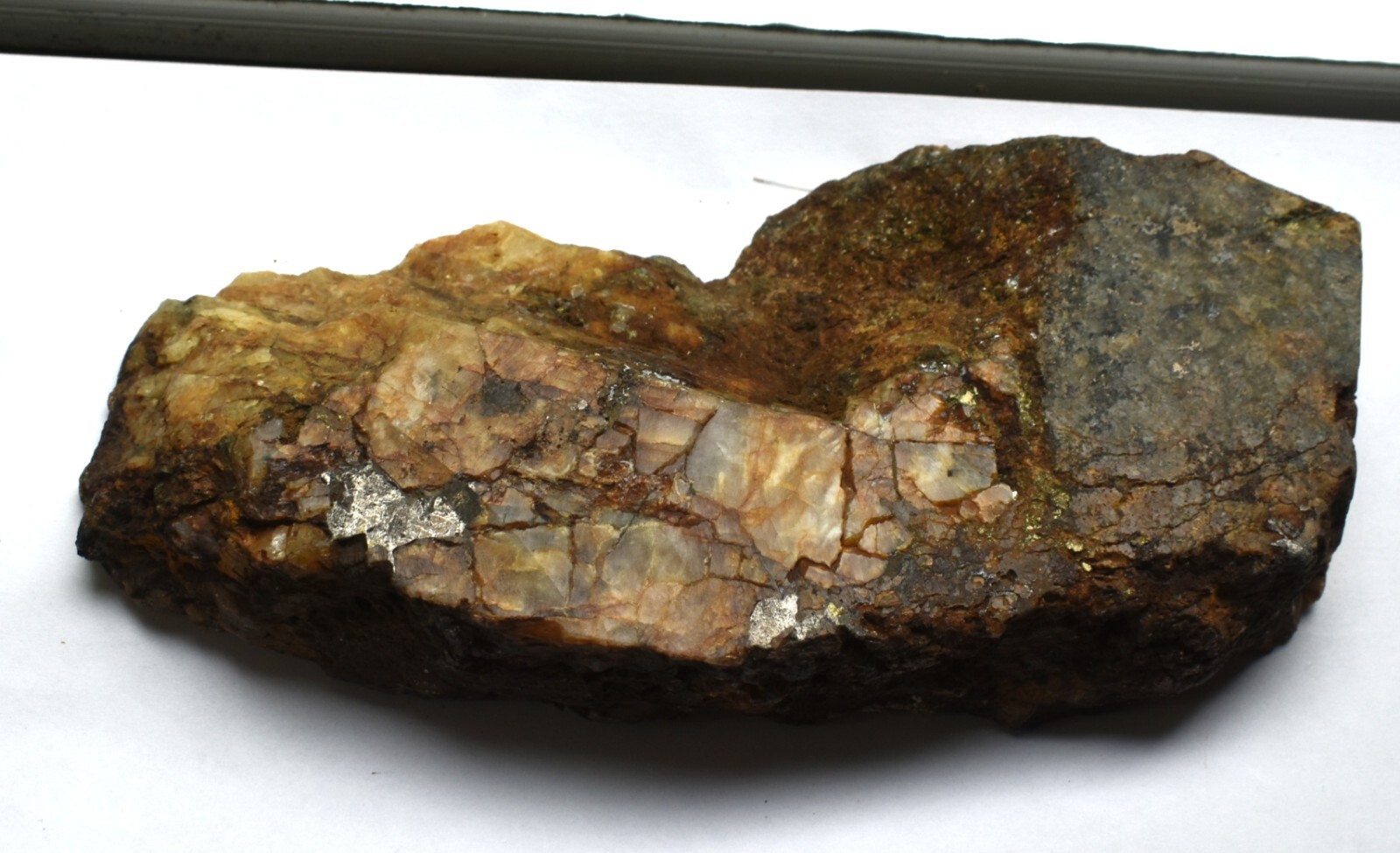 Gold Silver Ore Golden Quartz 1800s Ore Knob Copper Mine North Carolina ...