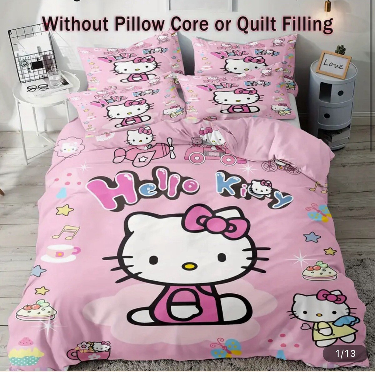 Hello Kitty Bedroom Set Queen