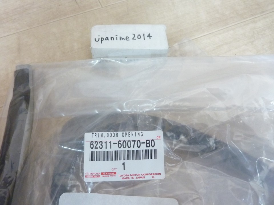 TOYOTA GENUINE WEATHERSTRIP FRONT DOOR OPENING TRIM RH LH SET | eBay