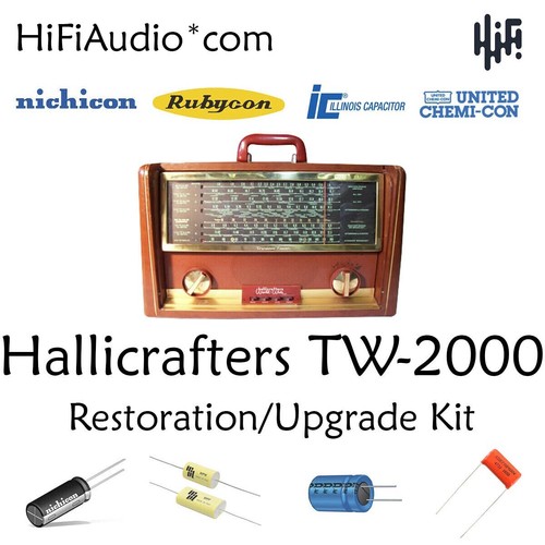Hallicrafters TW2000 Restoration kit repair upgrade recap capacitor ...