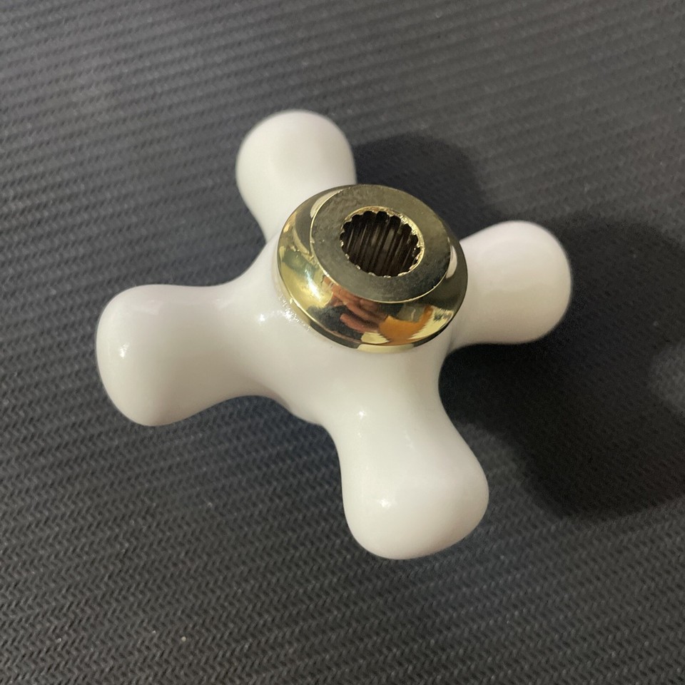 Kingston Brass Hot Porcelain Cross Handle, KBH1602PXH | eBay