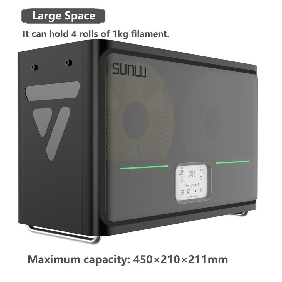 SUNLU Fila Dryer S4 Large Capacity with Triple Fan 4-Spool Filament ...