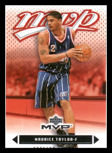 2003-04 Upper Deck MVP #55 Maurice Taylor NBA Basketball Houston ...