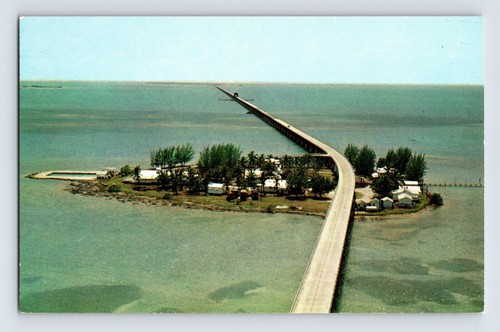 Postcard Florida Key West FL Pigeon Bridge Moser Channel 1960s Unposted ...