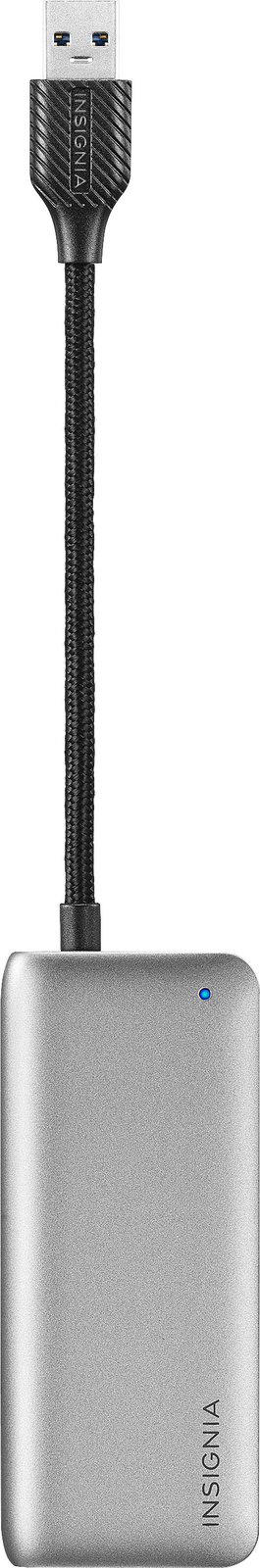 Insignia- 4-Port USB 3.0 Hub - Gray | eBay