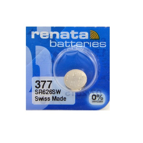 Renata 377 SR626SW Batteries - 1.55V Silver Oxide 377 Watch Battery ...