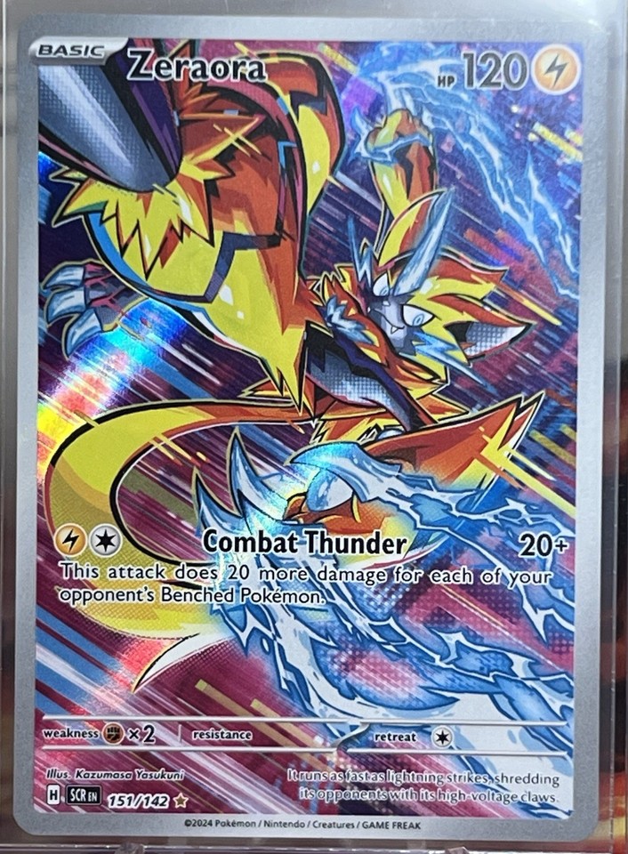 Pokémon TCG Stellar Crown - Zeroara Full Art Illustration Rare #151/142 ...