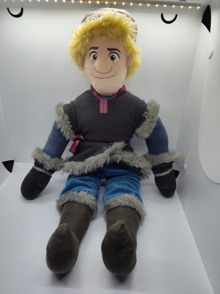 Disney Store Kristoff Bjorgman Blonde Mountain Man Movie "Frozen" Plush ...