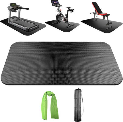 Exercise Equipment Mats for Floor,Treadmill Mat,Foldable Treadmill Mat ...