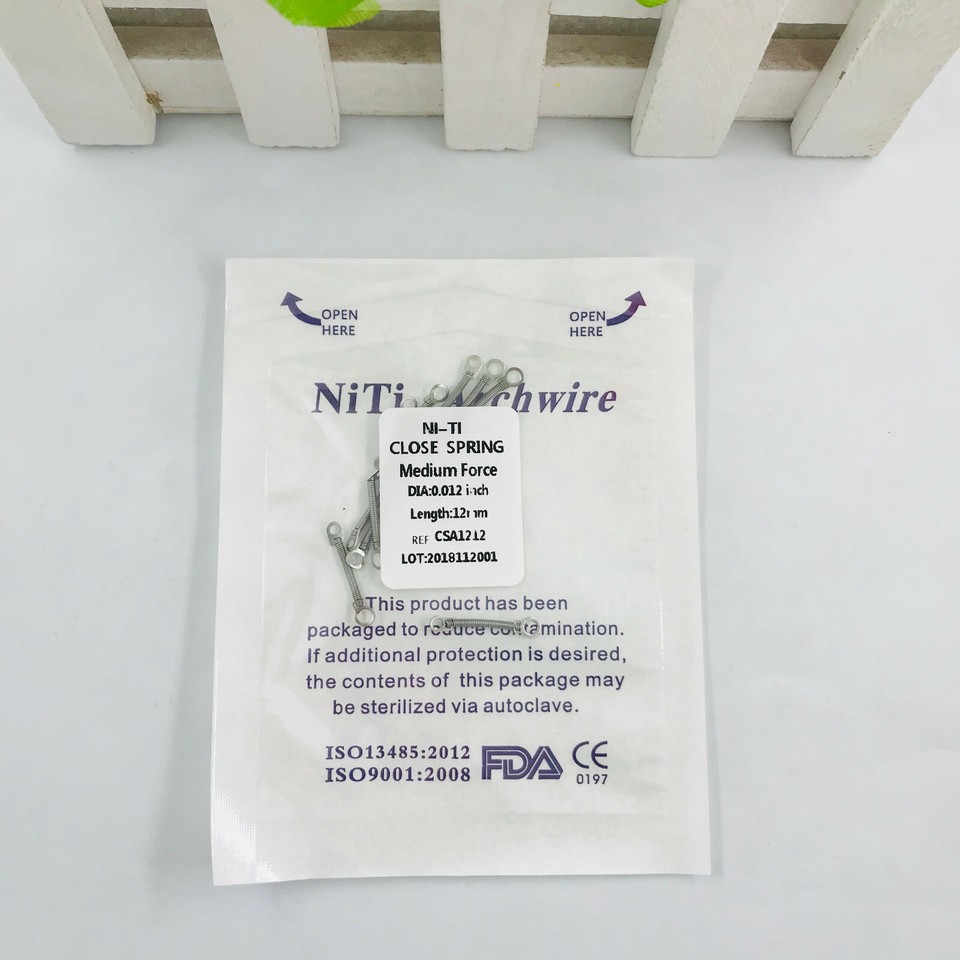 5 Packs Dental Orthodontic Closed Coil Spring NITI Open Spring 010/012 ...