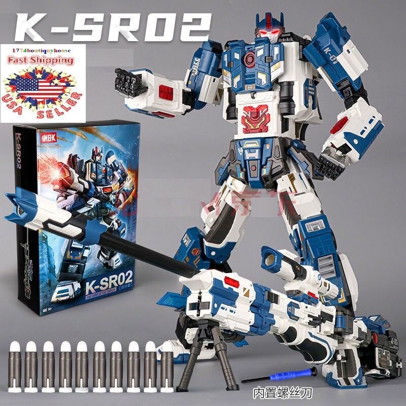 New NBK K-SR02 King Sniper Gun Prime Transformer Optimus & Megatron ...