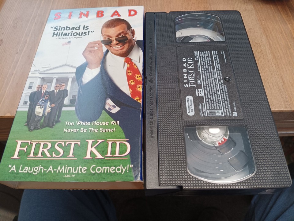 First Kid VHS Sinbad 1996 Comedy Movie Family Walt Disney Pictures Home ...