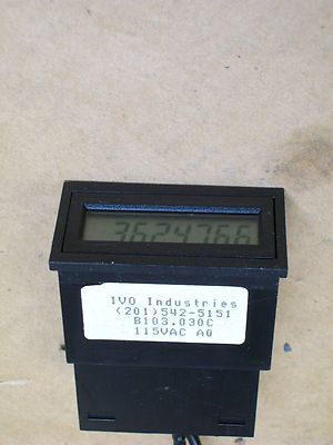 IVO INDUSTRIES COUNTER 115VAC , B103.030C | eBay