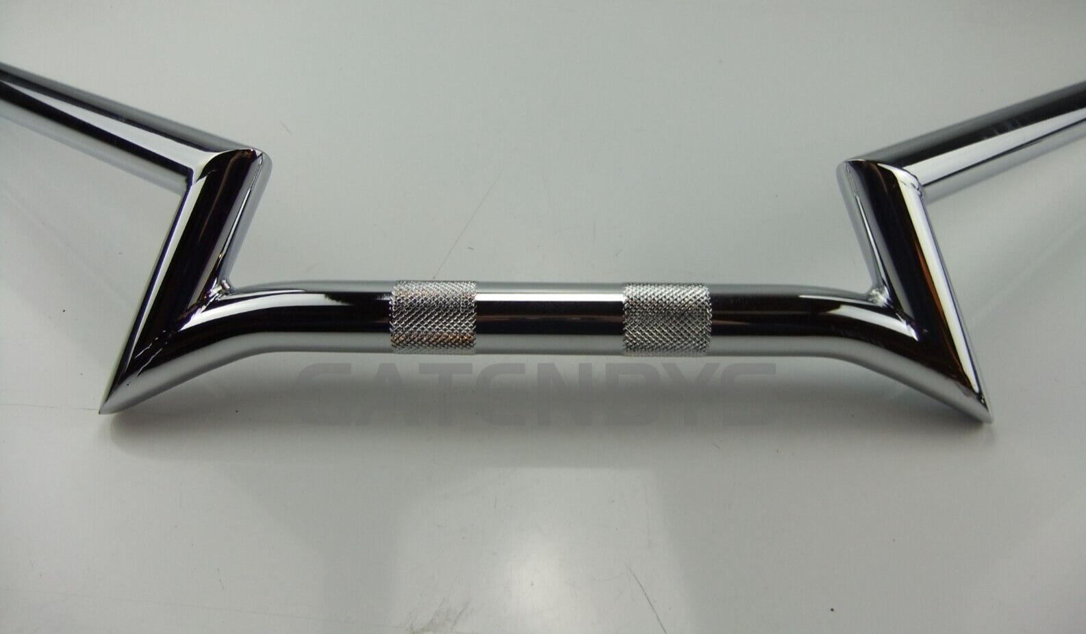 New 1" Chrome Z-Bar Motorcycle Handlebar For Chopper Custom Harley ...
