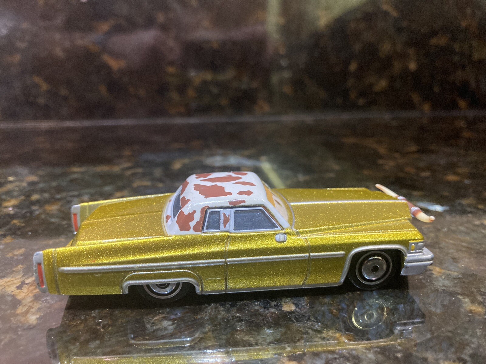 Disney Pixar Cars Tex Dinoco 1975 Cadillac Coupe De Ville Diecast Toy ...
