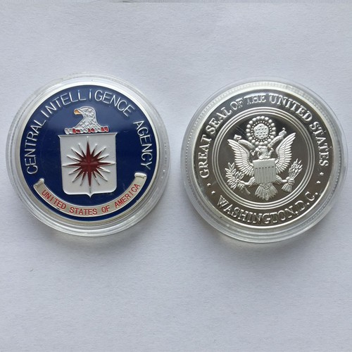 US CIA Central Intelligence Agency American Silver Eagle Challenge Coin ...