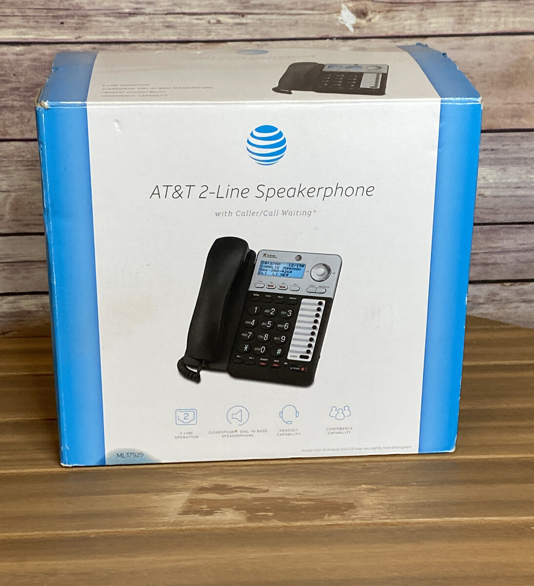 AT&T ML17929 2 Line Office Phone Caller ID Speakerphone Conference ...