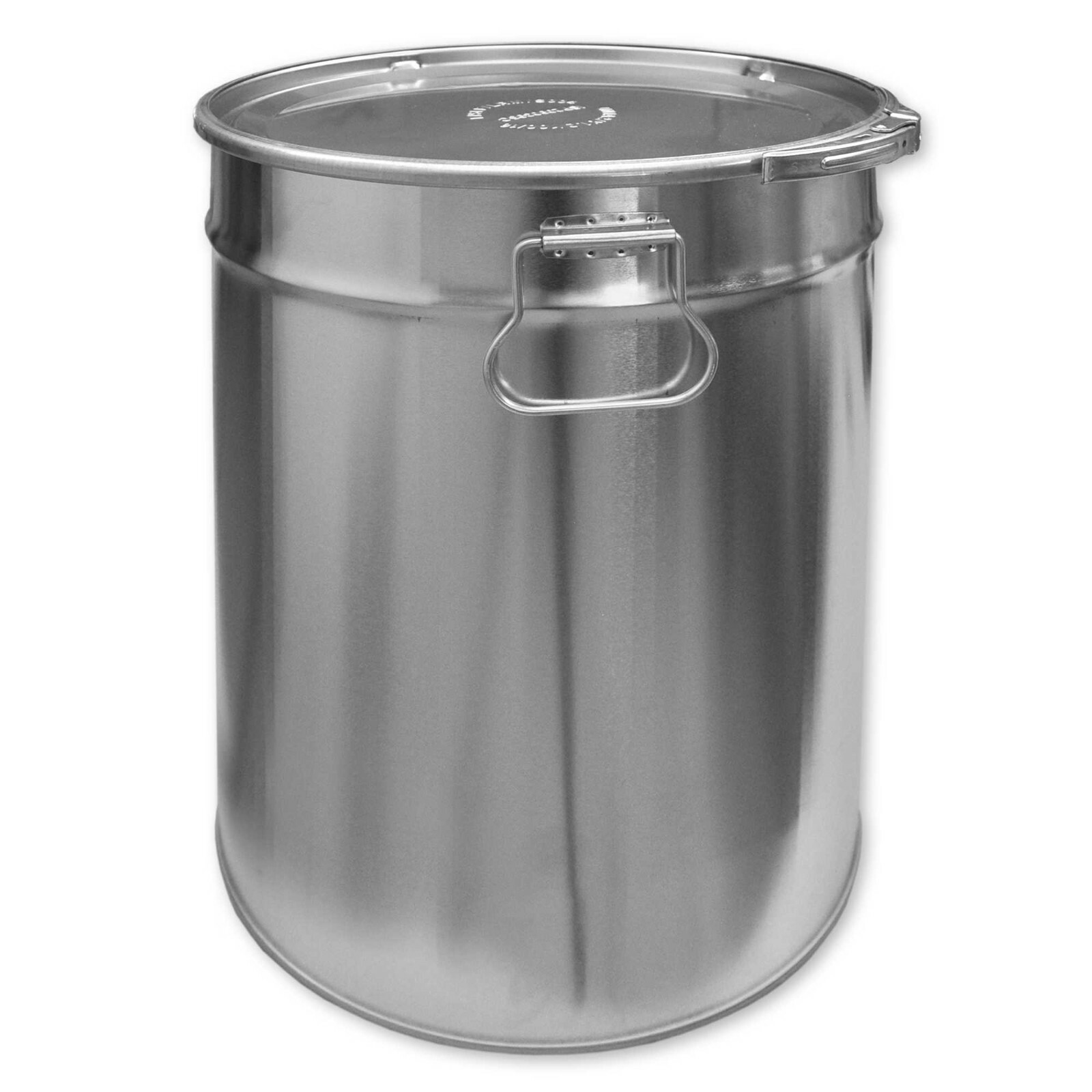 Blecheimer mit Deckel und Spannverschluss Weißblech Metalleimer | eBay.de