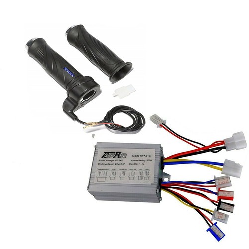 36V 350W Brush Motor Controller Throttle Grip for Scooter Quad ATV E ...