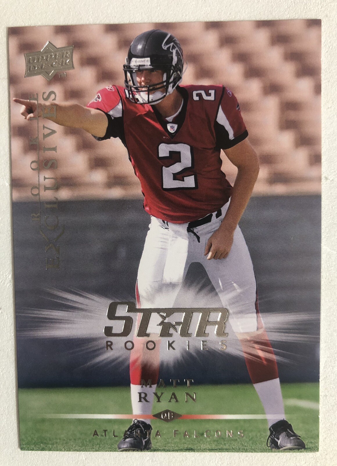 2008 Upper Deck Matt Ryan Rookie Exclusives Star Rookie RC #RE80 ...