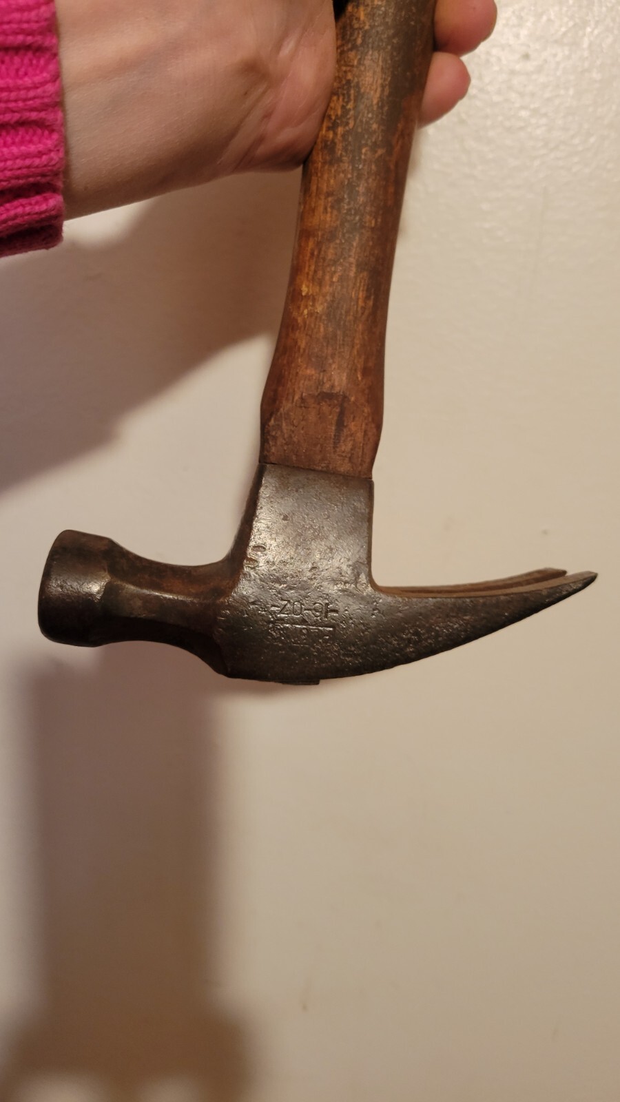 VINTAGE PLUMB HAMMER 16 oz STRAIGHT CLAW HAMMER with wood handle | eBay