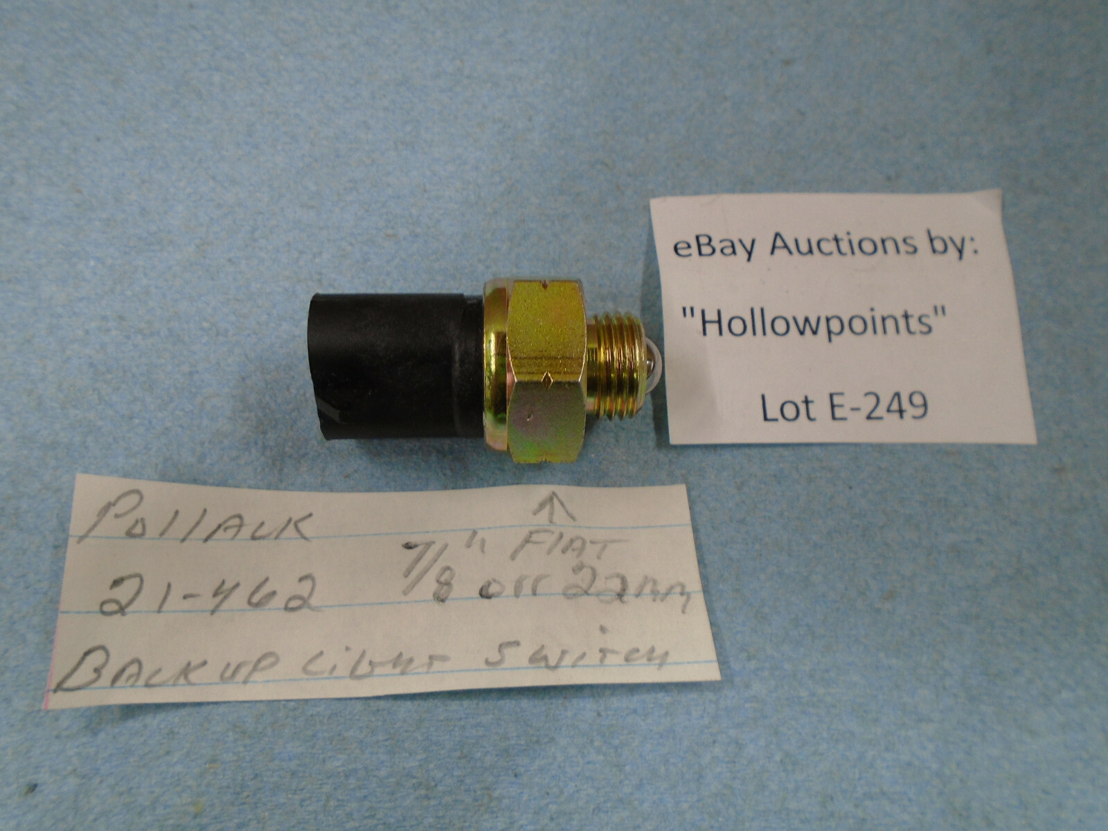 Pollak Precision Ball Switch NC 21-462 Sealed Terminals Back Up Light ...