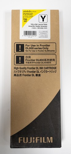 Genuine Sealed Fujifilm DL600 Yellow Ink Cartridge EX:2025 700mL | eBay