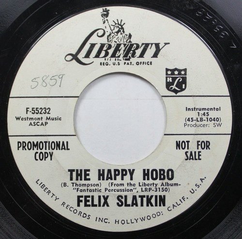 50S 60S Promo 45 Felix Slatkin - The Happy Hobo / Turkish Bath On ...