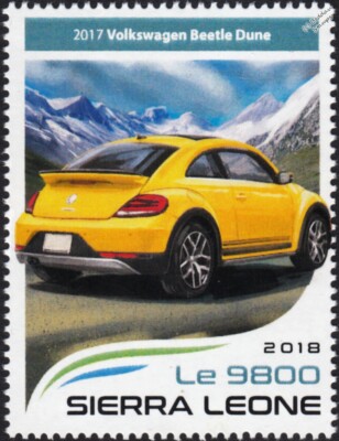 2017 VOLKSWAGEN VW BEETLE DUNE Käfer Car Automobile Stamp (2018 Sierra ...