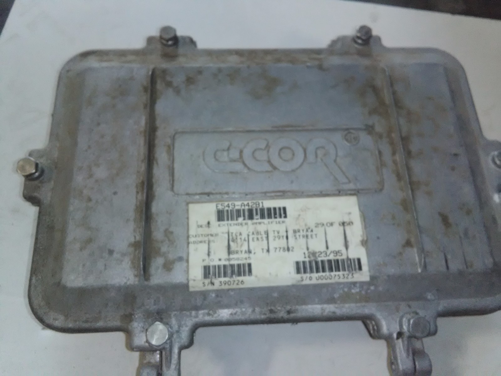 C-COR Line extender E549-A42B1 W/Housing | eBay