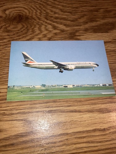 Vintage Postcard Delta Air Lines, Boeing B-767-332 | eBay