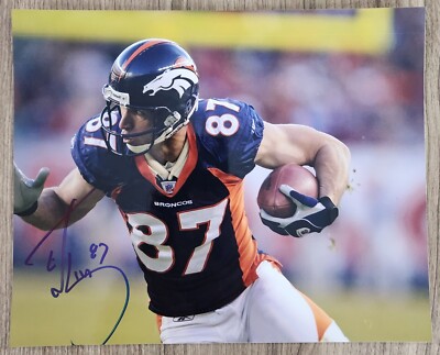 Ed McCaffrey Signed 8x10 Photo Denver Broncos NFL RAD | eBay