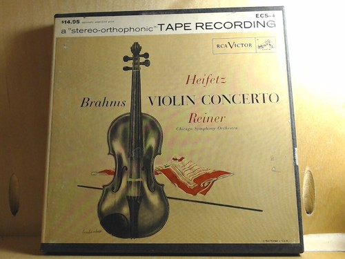 Heifetz, Brahms, Reiner, Chicago Symphony Orchestra – Violin Concerto ...