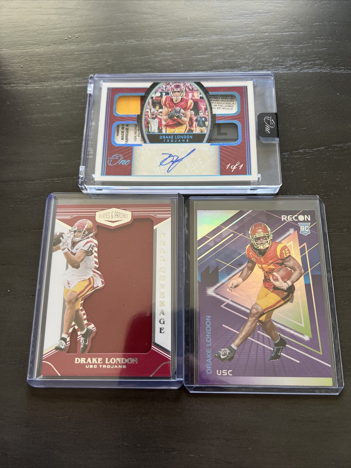 2022 Panini Chronicles Draft Picks Drake London RPA/Relic/Rookie Cards ...