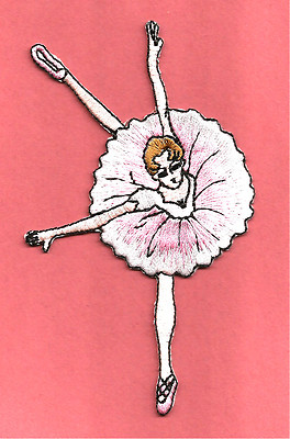 Dance - Ballet - Ballerina - Embroidered Iron On Applique Patch | eBay