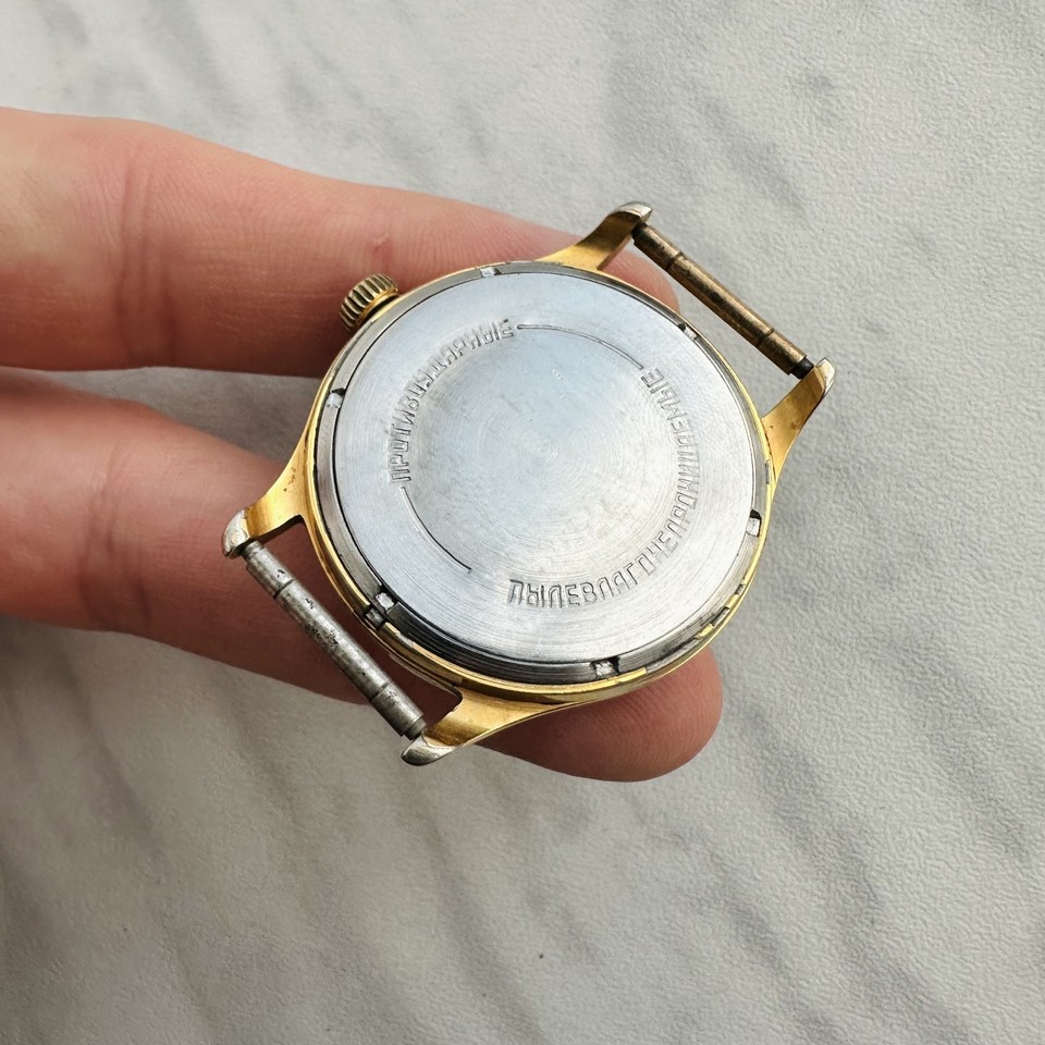VOSTOK VOLNA 2809 Precision Gold AU Chistopol vtg USSR Watch Soviet SU ...