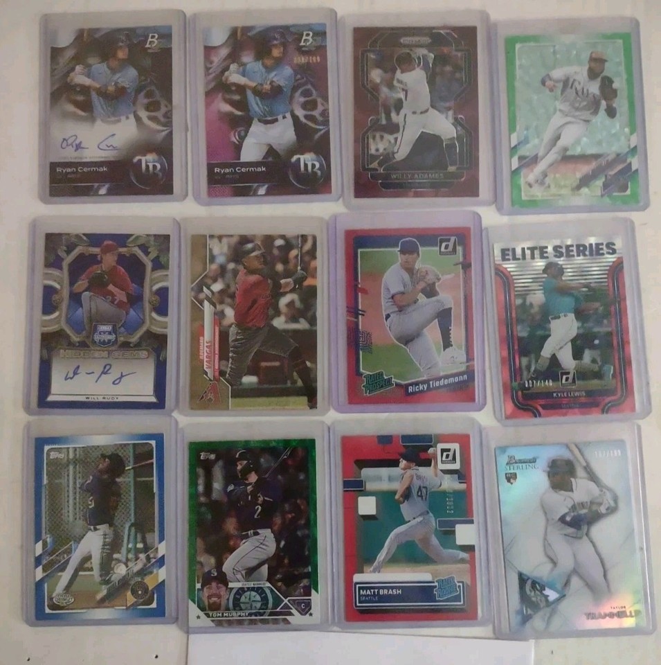 MLB Autos, Serial Numbered Cards. 12 Card Lot. | eBay