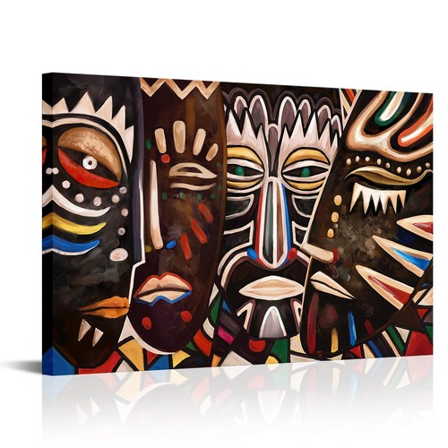 African Mask Art Wall Decor Vintage African Traditional Tribal Ethnic ...