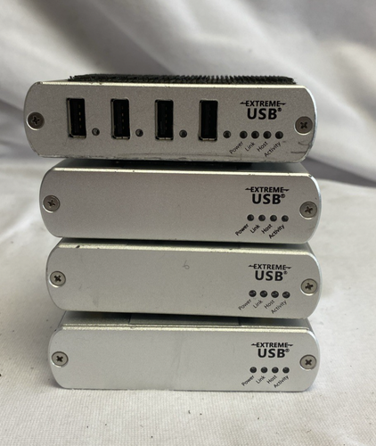 x4 ICRON USB 2.0 RANGER 2204 USB EXTENDER Cat5 1 Rex & 3 Lex | eBay