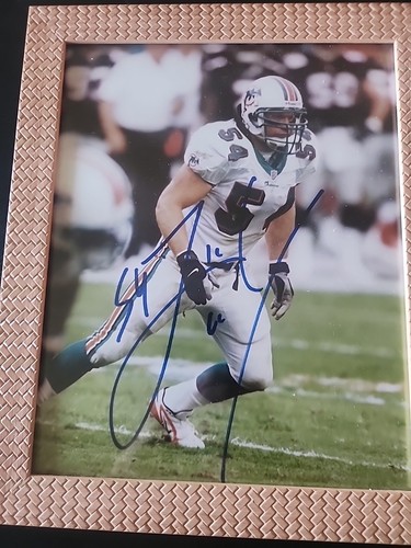 Zach Thomas Miami Dolphins Signed 8×10 Framed Photo-Reprint | eBay