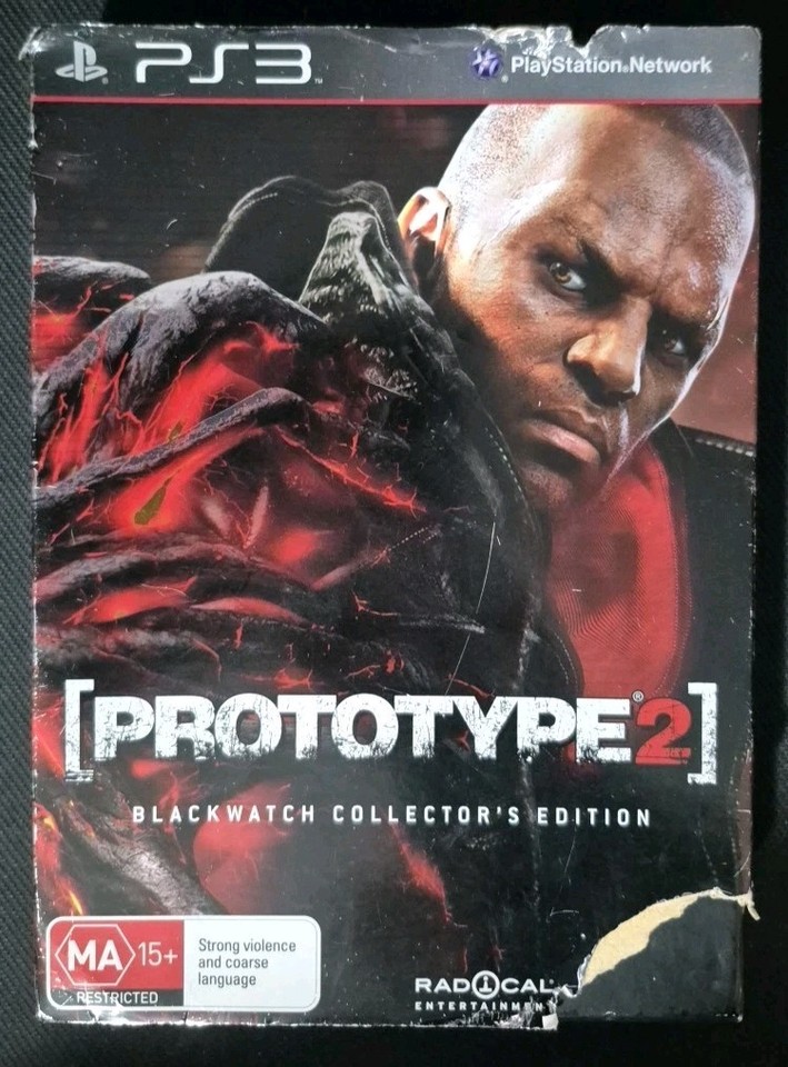 Prototype 2 BlackWatch Collector's Edition P3 PS3 PAL Casing (Game Not ...