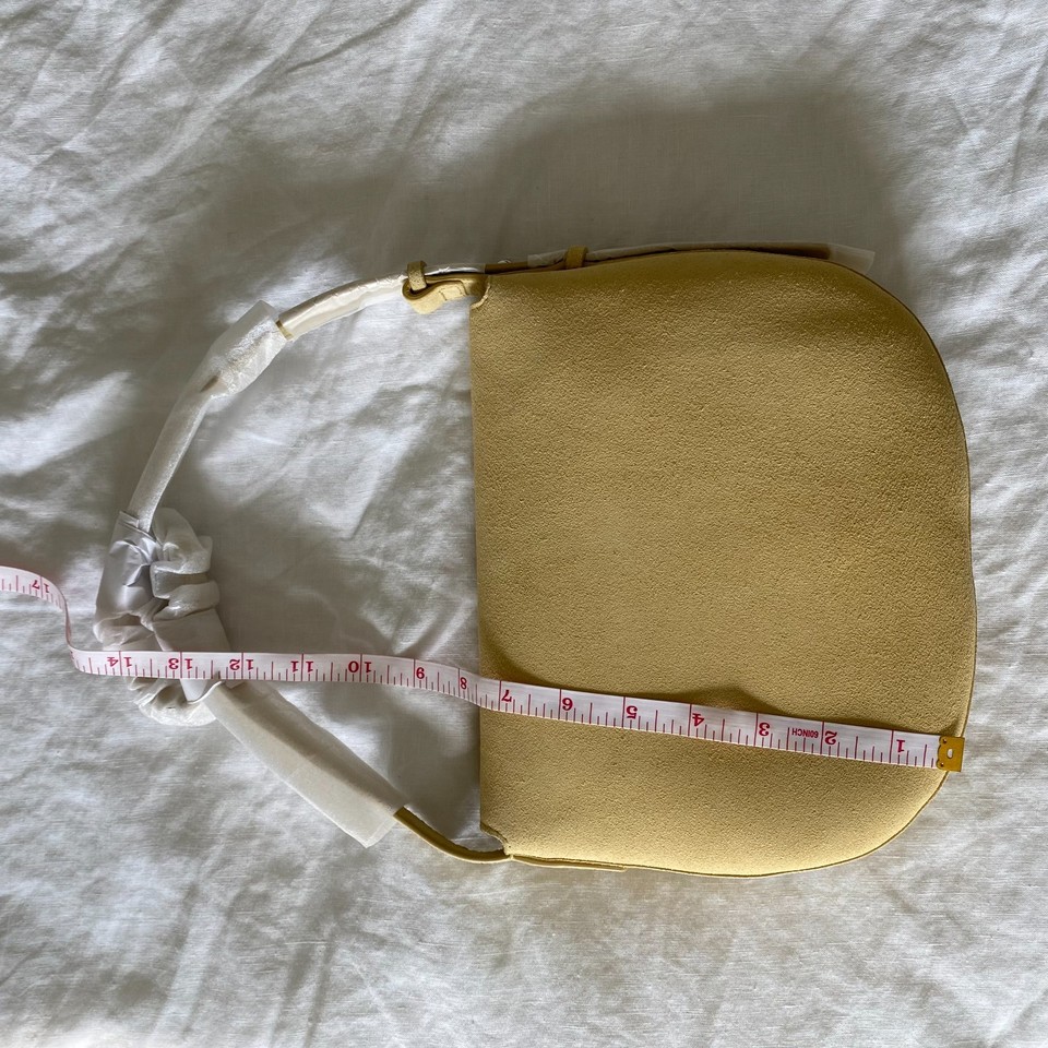 New with Tag Madewell The Dakota Saddle Bag in 'Iced Lemon' | eBay