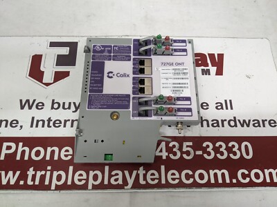Calix 100-01721 727GE ONT Optical Network Terminal with 4 Eth Ports + 4 ...
