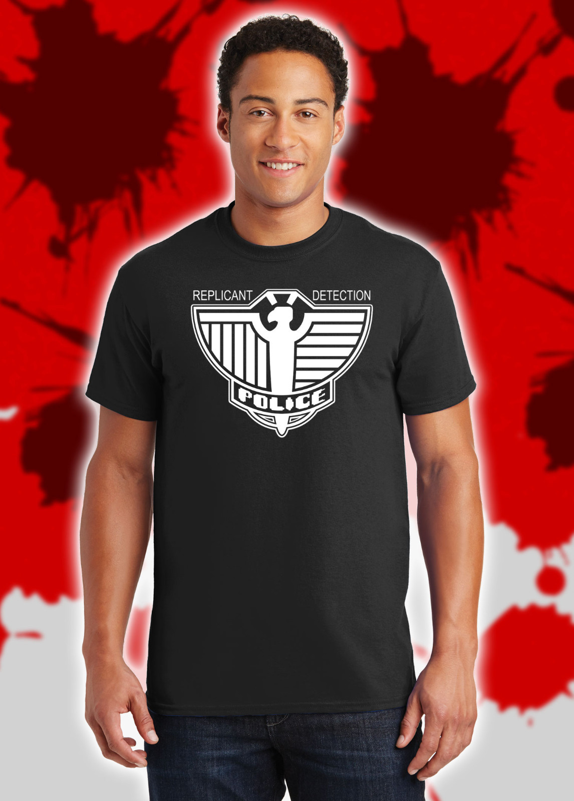 Camicia Replicant Detection Blade Runner Police Tyrell Co Harrison Ford ...