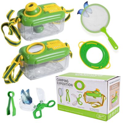 Kids Bug Catcher Stem Insect Viewer Toy Outdoor Explorer Science Kit ...