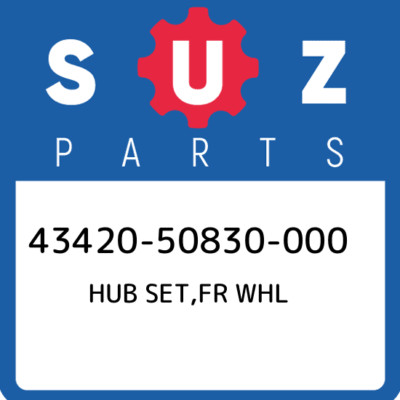 43420-50830-000 Suzuki Hub set,fr whl 4342050830000, New Genuine OEM ...