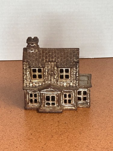 A.C. Williams Cast Iron "Colonial House" Bank | eBay